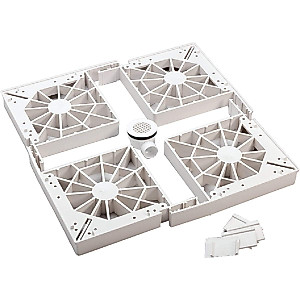 Mustee, E. L. 86.500 Durastall Extended Base Kit, White