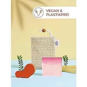 WLDOHO Shaving Soap for Women - Firm Shave Soap with Beautiful Scent - Vegan and Long-lasting Shaving Foam Sexy Cherry