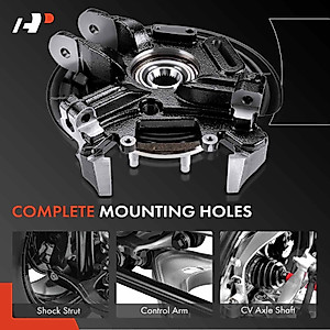 A-Premium Rear Steering Knuckle & Wheel Bearing Hub Assembly Compatible with Ford Explorer 2002-2005, Explorer Sport 2002-2003, w/5-Lug, Right Passenger Side, Replace # 1L2Z1109AA