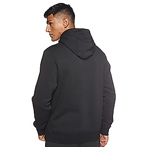 Nike Pull Over Hoodie, Black/Black/White, Large
