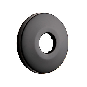 OFFO Shower Arm Flange 2.5 inches in Outer Diameter Replacement Shower Head Arm Escutcheon Plate Suitable for Most Brands Shower Head Arms, Matte Black