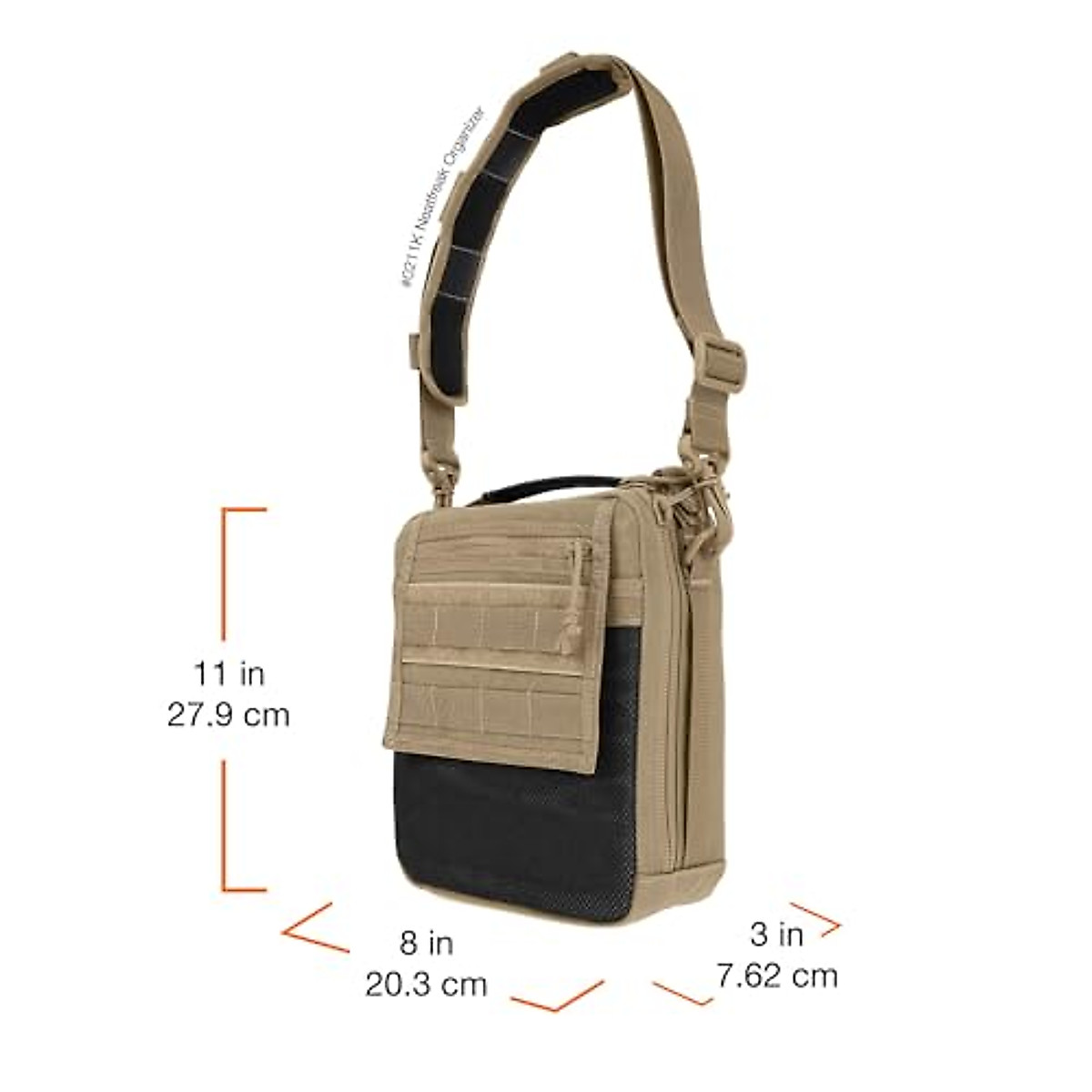 Maxpedition Neatfreak Organizer, Khaki, 3 x 11 x 9"