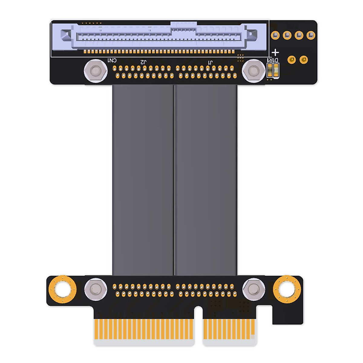 ADT-LINK Riser U.2 Interface U2 to PCI-E 3.0 x4 SFF-8639 NVMe Solid State Transfer Extension Data Gen3.0 Cable 4 PCIe 4X for U.2 NVME SSD