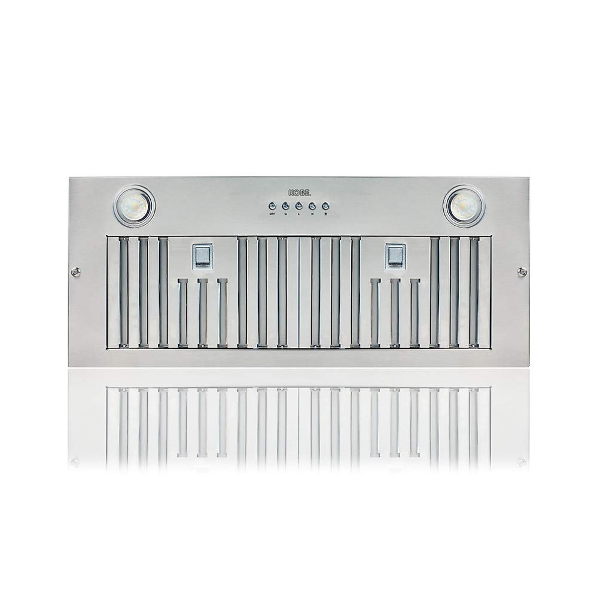 KOBE Range Hoods INX2930SQBF-500-1 Built-In/Insert Range Hood, 30", Stainless Steel