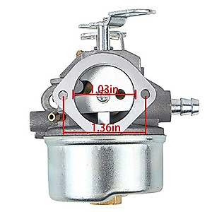 AUTOKAY Snow Blower Generator Carburetor for Tecumseh HMSK80 HMSK90 8hp 9hp 10hp LH318SA LH358SA for Chipper Shredder 640054 640349 Carb
