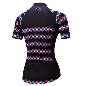 JPOJPO Cycling Jersey for Women Short Sleeve Bike Tops and Shorts Set L