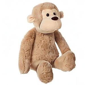 Apricot Lamb Toys Plush Light Brown Monkey Stuffed Animal Soft Cuddly Perfect for Child （Light Brown Monkey,9 Inches）
