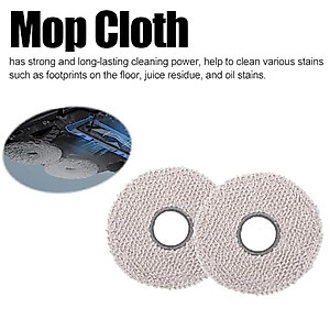 Accessories Replaccement Parts For Ecovacs Deebot X2 omni / X2 Pro / X2 Robot Vacuum Cleaner, 1 Roller Main + 6 Side Brush +4 Hepa Filter +4 Mop Cloth +2 Tools