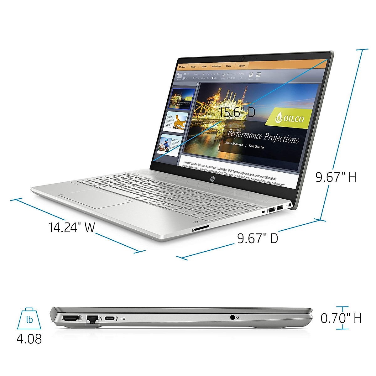 HP Pavilion 15.6 inches FHD 1920x1080 i7-1065G7 16GB 512GB SSD 15-cs3019nr (Renewed)