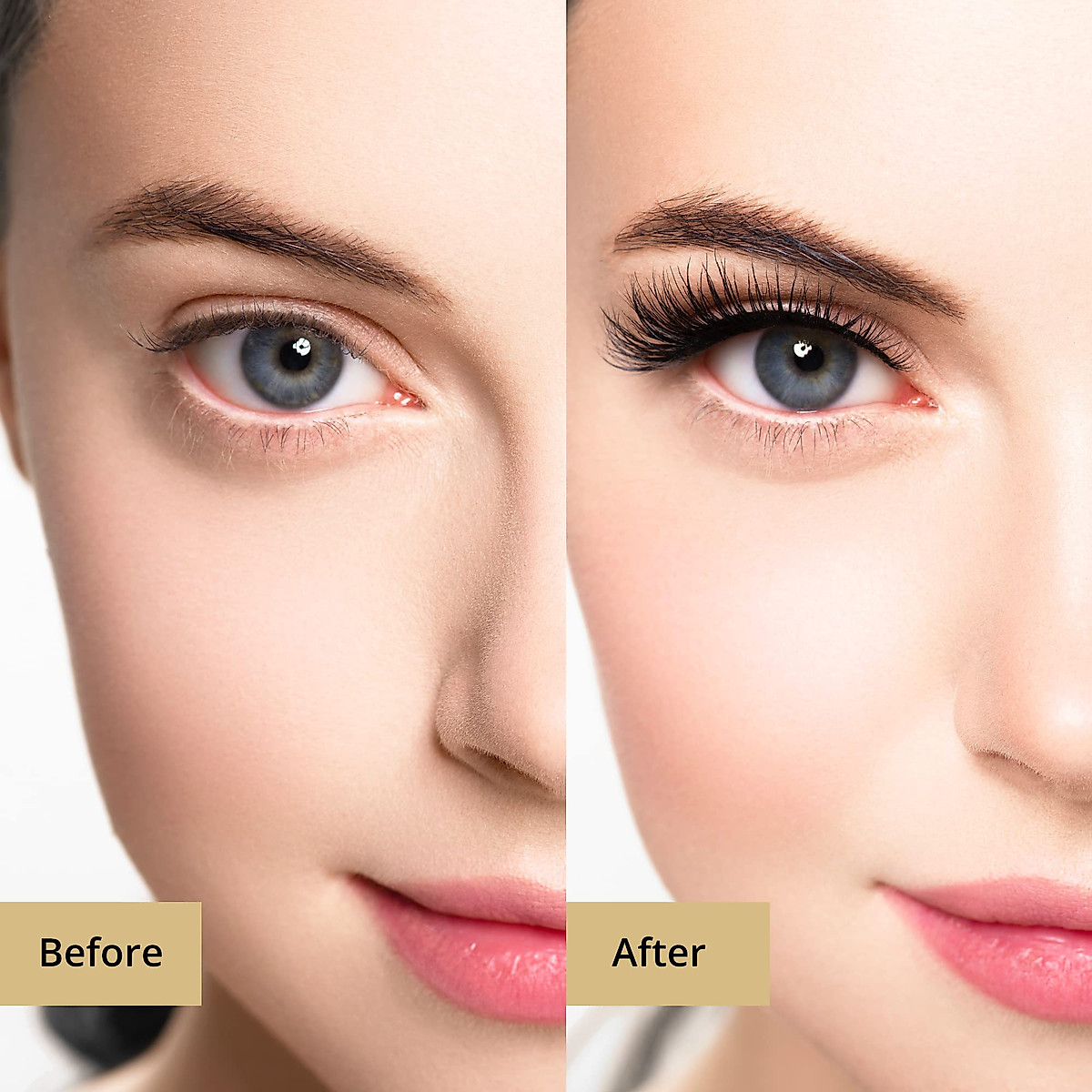 10-Pairs Magnetic Eyelashes Kit With Mirror Case Strong Magnetic Waterproof Magnetic Eyeliner Natural Look Different Lengths&Densities False Lashes No Glue Needed