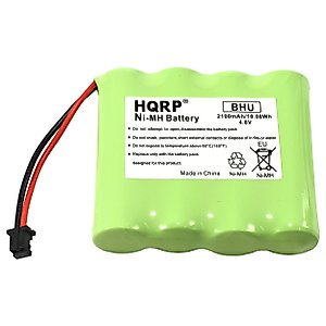 HQRP 4.8V Battery Compatible with DSC BATT2148V 4PH-H-AA2100-S-D22 WS4920HE WTK5504 Wireless Security System Alarm Panel 17000153