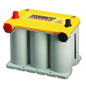 OPTIMA Batteries High Performance D75/25 YellowTop Dual Purpose Sealed AGM Car, Truck and SUV Battery, 620 CCA, Dual Terminal, Maintenance Free, Versitile Mounting