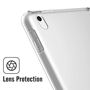 HBorna Clear Case for 10.5" iPad Air 3 2019/ iPad Pro 10.5 2017, Slim Lightweight Silicon TPU Back Cover for iPad Air 10.5 inch 3rd Generation 2019