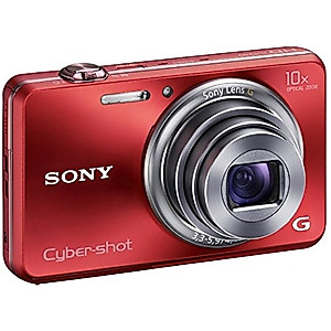 Sony Cyber-shot DSC-WX150 18.2 MP Exmor R CMOS Digital Camera with 10x Optical Zoom and 3.0-inch LCD (Red) (2012 Model)