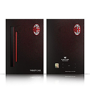 Head Case Designs Officially Licensed Custom Customized Personalized AC Milan Away 2023/24 Kit Soft Gel Case Compatible with Apple iPad Air 2020/2022