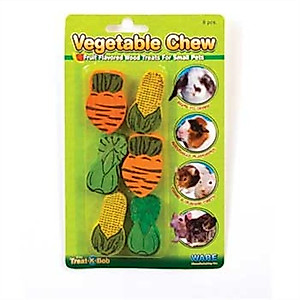 Ware Manufacturing Wood Vegetable Small Pet Chews (4 Pack)