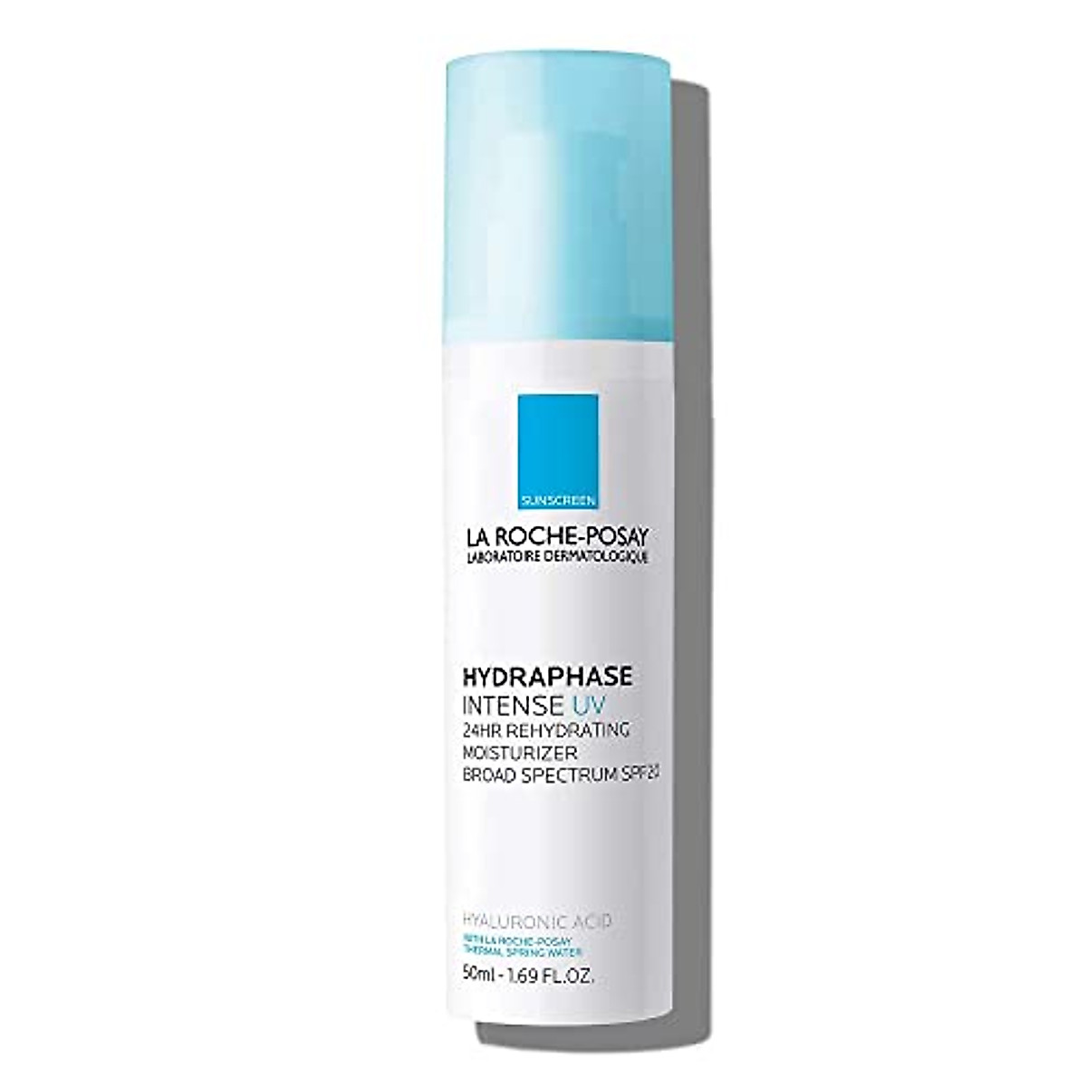 La Roche-Posay Hydraphase Intense UV Face Moisturizer SPF 20 with Hyaluronic Acid, Daily Moisturizer with SPF, Safe for Sensitive Skin, 1.69 Fl Oz