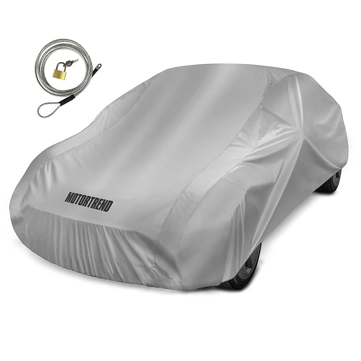 Motor Trend FlexCover Waterproof Car Cover for Rain Wind All Weather XL Fits up to 210"