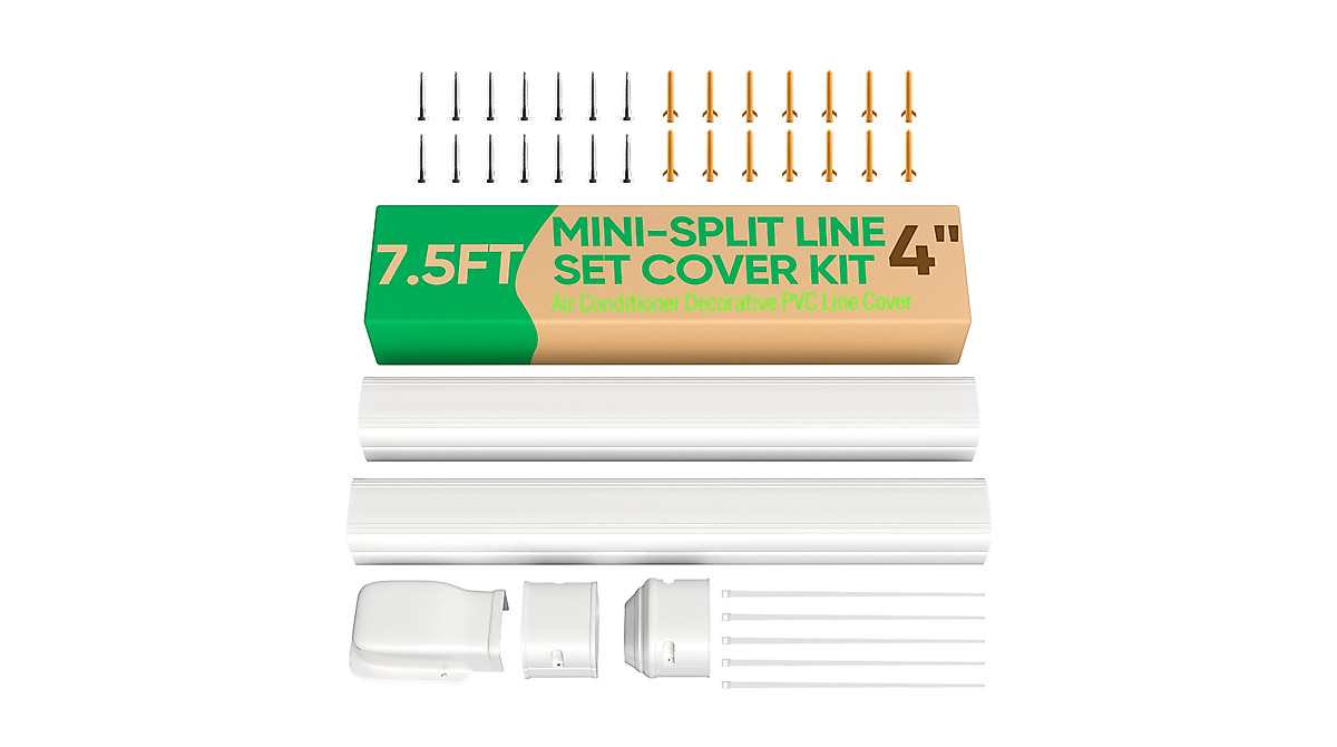 Plusluck Mini Split Line Set Cover Kit - Easy Install