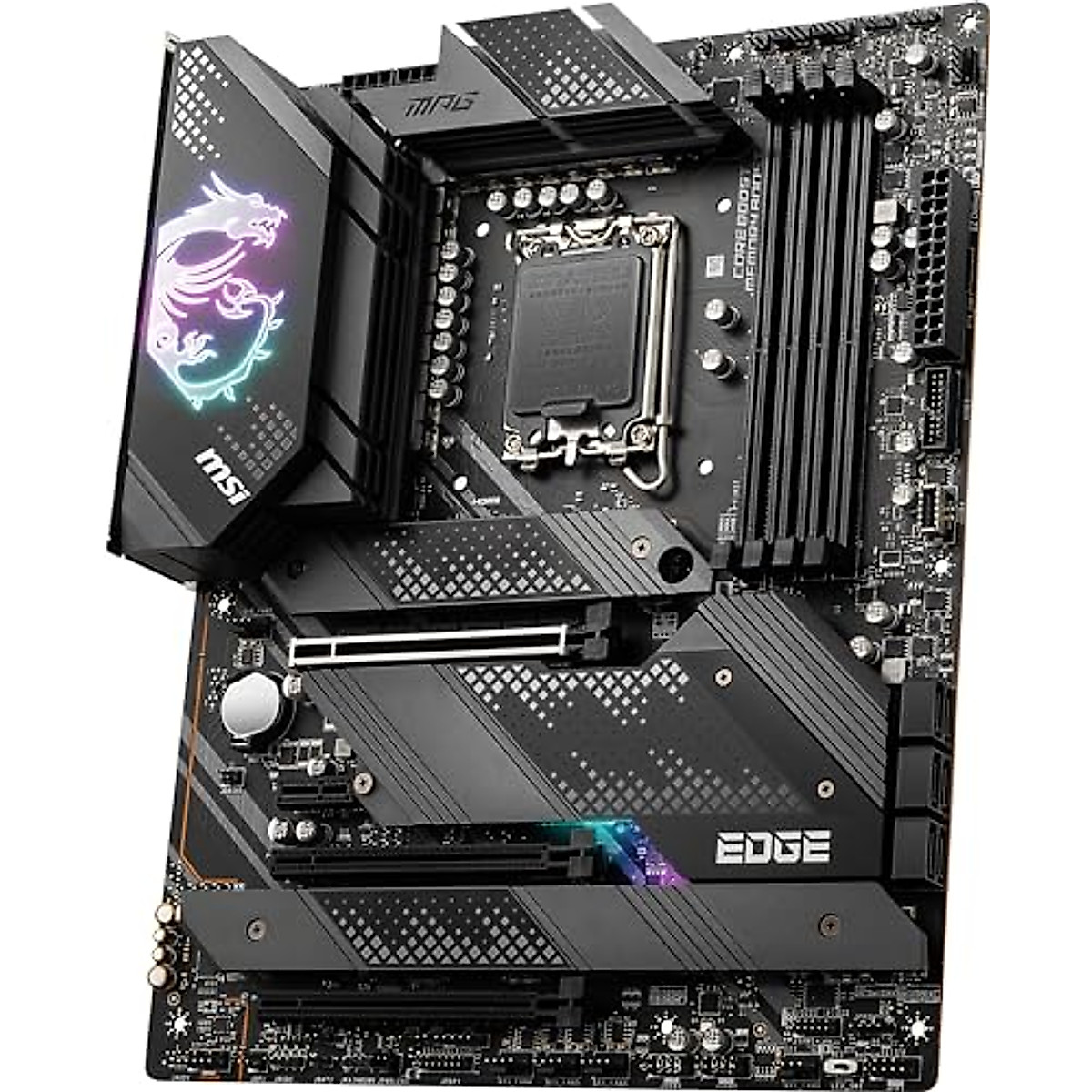 MSI MPG Z690 Edge WiFi DDR4 Gaming Motherboard (ATX, 12th Gen Intel Core, LGA 1700 Socket, DDR4, PCIe 4, CFX, M.2 Slots, Wi-Fi 6)