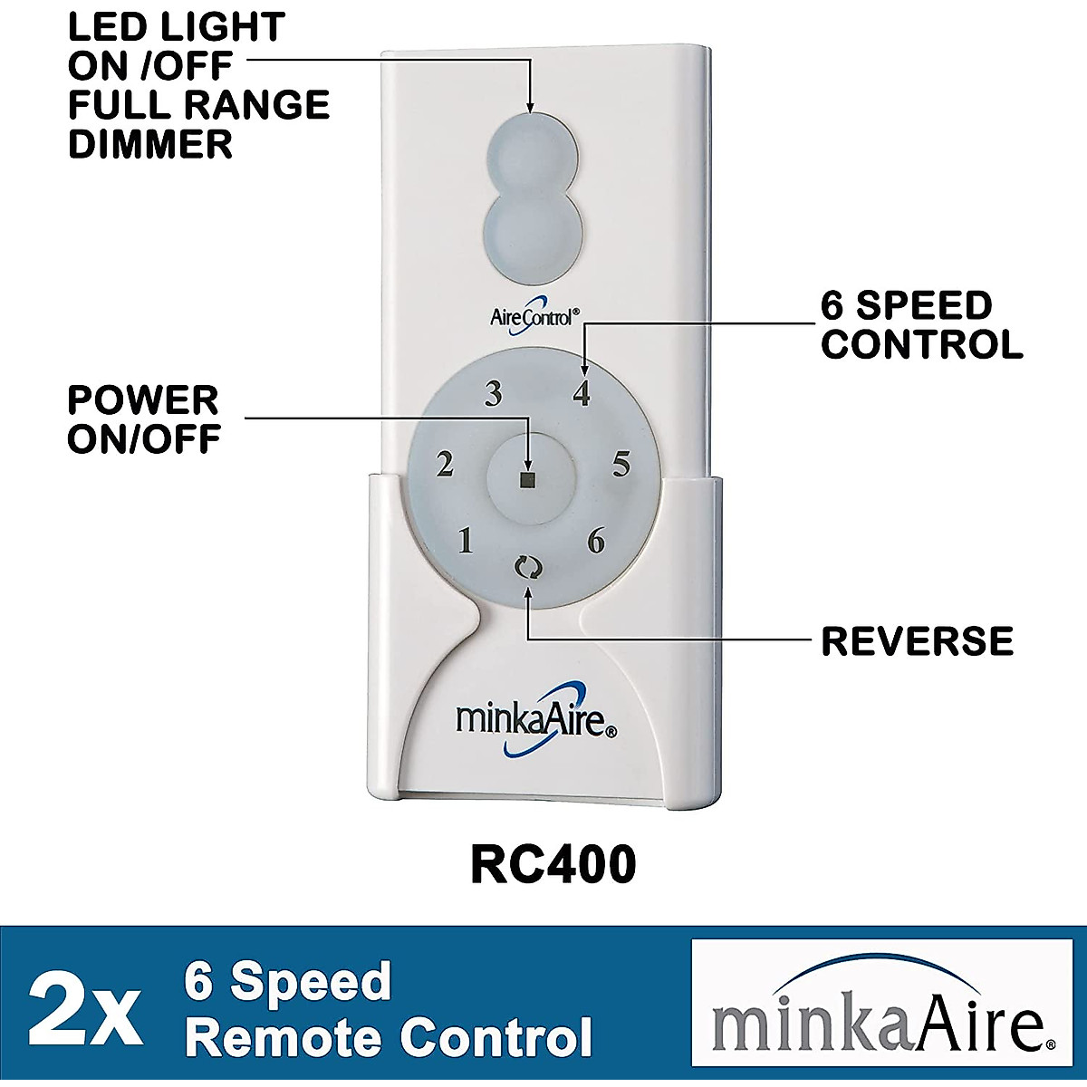 MINKA-AIRE F896-65-SI Xtreme H20 65" Outdoor Ceiling Fan with Remote and Wall Control, Smoked Iron Finish