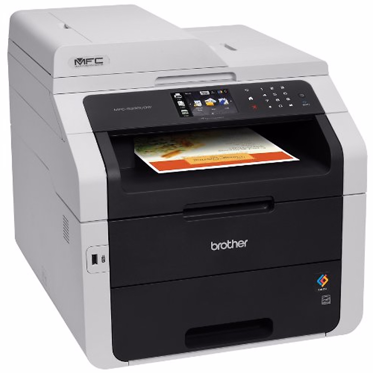 Brother MFC-9330CDW All-in-One Color Laser Printer, Scanner, Copier, and Fax, Duplex Printing, Wireless Networking, Mobile Device Printing, Scanning – Amazon Dash Replenishment Ready