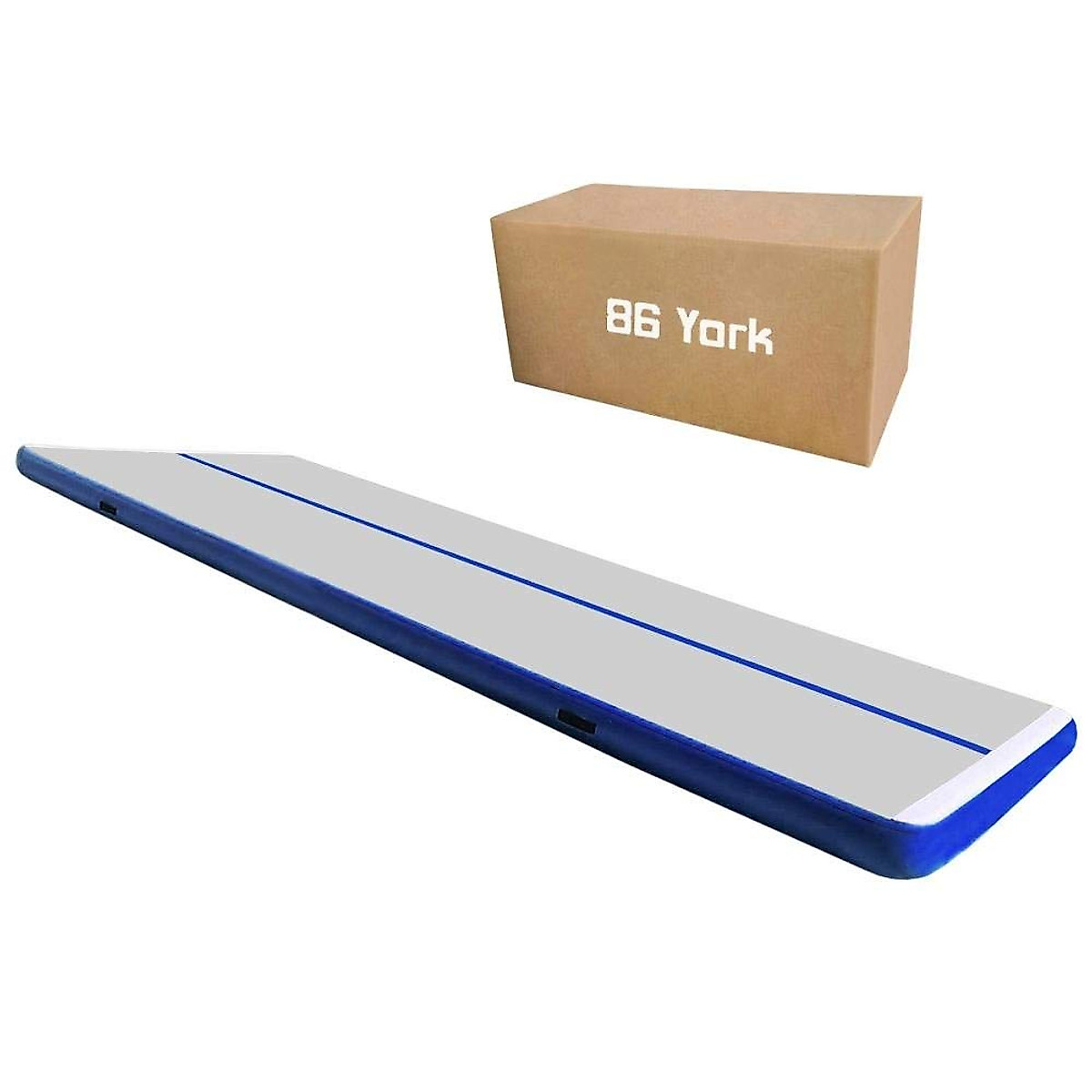 GLANT 13ft/16ft/20ft/23ft/27ft/30ft/40ft/50ft Inflatable Gymnastics AirMat Tumble track Tumbling Mat Track Floor Mats with Electric Pump for Home Use/Training/Cheerleading/Beach/Park and Water