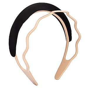 Goody Volume Boost Headband for Fine Hair - 1 Count, Blonde - Ouchless Pain-Free Hair Accessories for Women, Men, Boys, & Girls - Perfect for Long Lasting Braids, Ponytails & More