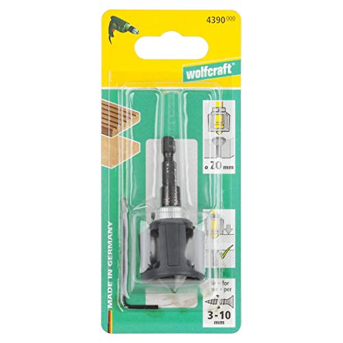 wolfcraft 4390000 Countersink