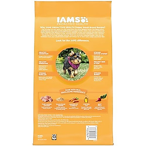 IAMS Proactive Health Smart Puppy Small Breed Dry Dog Food with Real Chicken, 7 lb. Bag