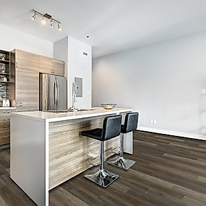 Lucida Surfaces Luxury Vinyl Flooring | Interlocking Flooring for DIY Installation | 10 Wood-Look Planks | CliCore | 24.5 Sq. Feet (10, Bark, 10 Planks)