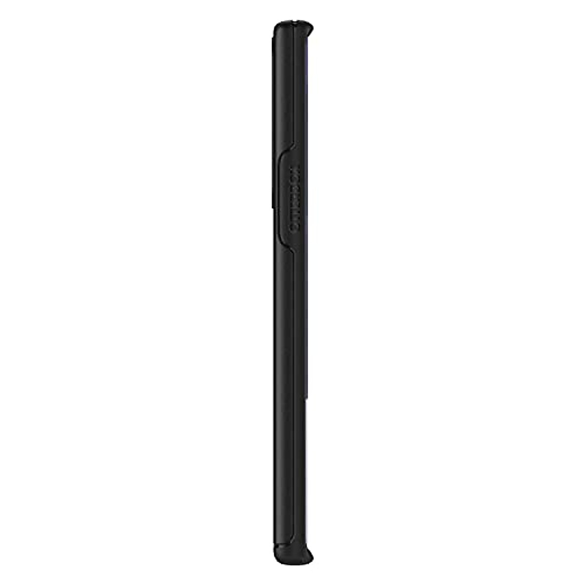 OtterBox Galaxy Note20 Ultra 5G Symmetry Series Case - BLACK, ultra-sleek, wireless charging compatible, raised edges protect camera & screen