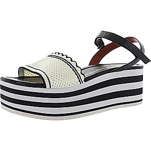 kate spade new york High-Rise Spade Black/Optic White 8 B (M)