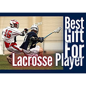 InnoBeta Lacrosse Gifts for Boys Throw, My Goal is to Deny Yours Flannel Blankets for Men 50" x 65"