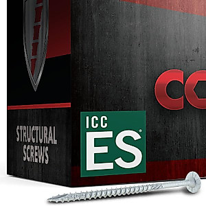 Conquest 0.275” x 3-½" T-30 Star Drive Structural Screws ICC Certified ESR-4613 (Pack of 50)