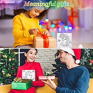 Meanpla 12 Pcs Back to School Pre Drawn Outline Canvas 4'' x 4'' Pre Drawn Stretched Canvas Painting Boards for Painting Art Party Favor for Student Kids First Day of School (African Queen Style)