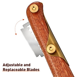 Bread Lame Sourdough Scoring Tool: Wood Handle Bread Razor - Lame Bread Tool With 5 Razor for Pizza Cake Bread