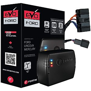 Fortin EVO-FORT1 Stand-Alone Add-On Remote Start Car Starter System For Ford IKT Round Metal Key Vehicles