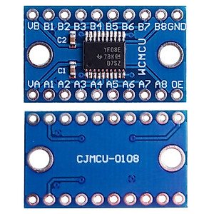 GeeekPi 6Pack TXS0108E 8 Channel Logic Level Converter Bi-Directional High Speed Full Duplex Shifter 3.3V 5V for Arduino Raspberry Pi