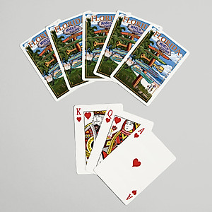 Lantern Press Marco Island, Florida, Destinations Sign (52 Playing Cards, Poker Size Card Deck with Jokers)