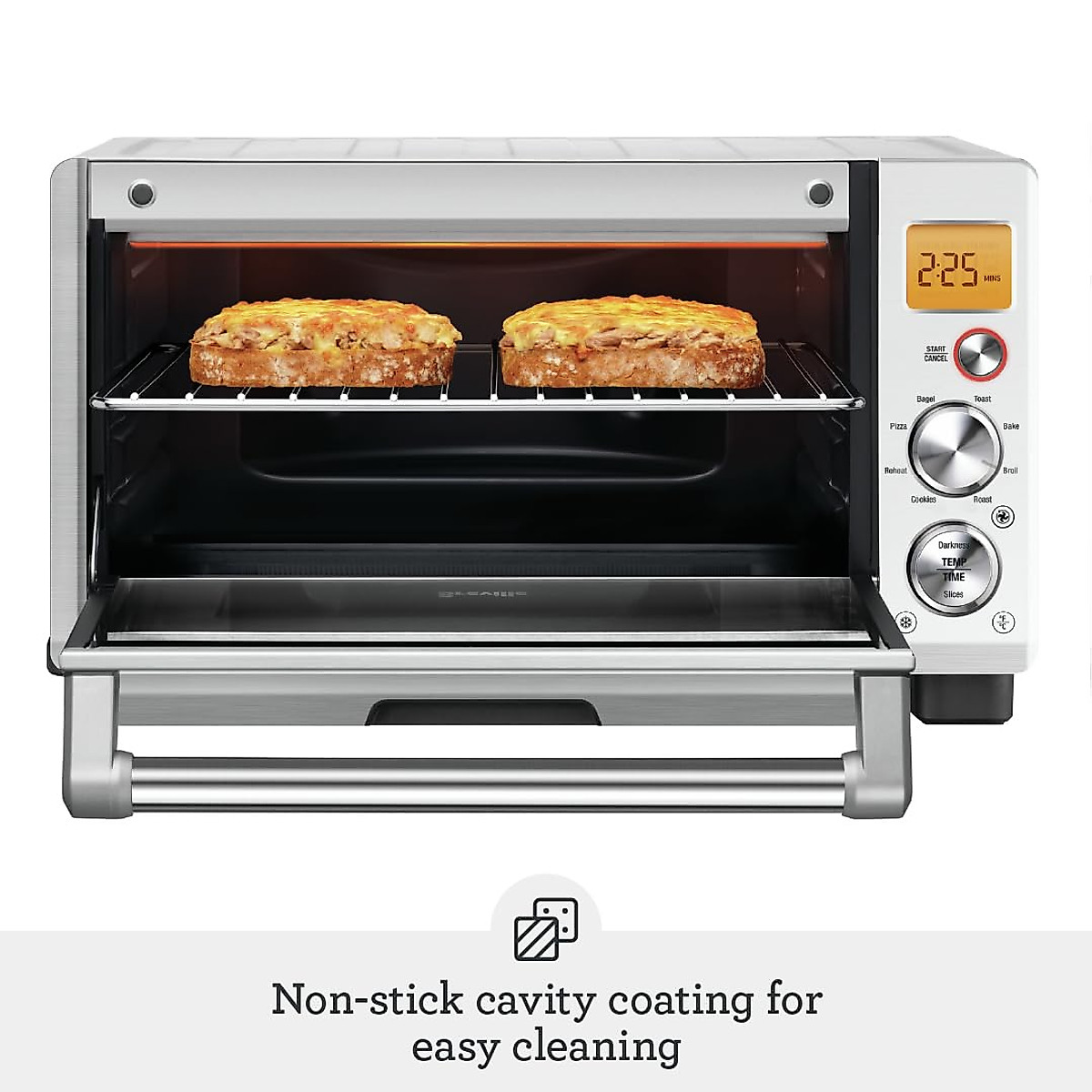Breville BOV670BSS Smart Oven Compact Convection, Brushed Stainless Steel (Renewed)