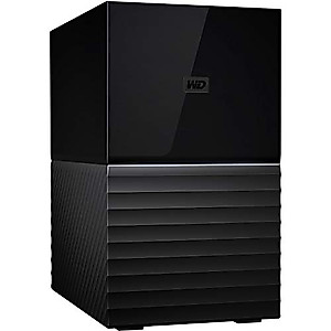 WD 4TB My Book Duo Desktop RAID External Hard Drive, USB 3.1 - WDBFBE0040JBK-NESN