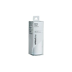 Cricut Joy Smart Permanent Vinyl (5.5 in x 48 in) for Cricut Joy, Create DIY Projects, Decals, Stickers & More, All-Weather & Fade-Proof, Ideal for Indoor/Outdoor Use, White