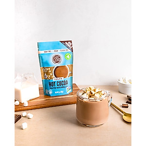 Dairy-Free Instant Hot Cocoa Mix with Vegan Marshmallows - Creamy, Natural Colorado Cocoa