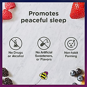Zarbee's Kids 1mg Melatonin Chewable Tablet, Drug-Free & Effective Sleep Supplement, Easy to Take Natural Grape Flavor Tablets for Children Ages 3 and Up, 50 Count