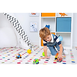 Blippi Mini Vehicle 2-Pack Bundle - Features Ice Cream Truck and Race Car, Each with a Toy Figure Seated Inside - Educational Vehicles for Toddlers and Young Kids