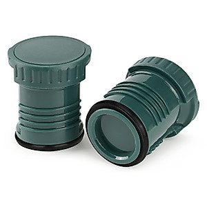 LUAATT Thermos Replacement Stopper,2 Pack Green Water Leakage Prevention Stopper For Stanley Classic Stainless Steel Vacuum Bottle(1.1 QT/1.5QT/2 QT)