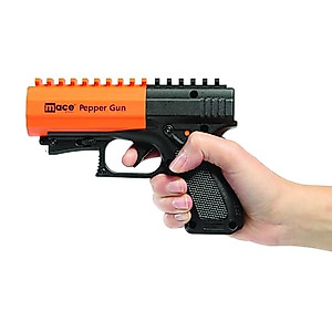 MACE BRAND Pepper Gun 2.0 with Strobe LED, Black