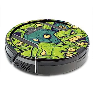 MightySkins Skin Compatible with Shark Ion Robot R85 Vacuum Minimum Coverage - Monster Pattern | Protective, Durable, and Unique Vinyl wrap Cover | Easy to Apply, Remove | Made in The USA