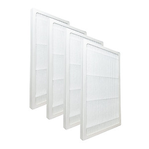 Nispira True HEPA Filter Compatible with 3M Filtrete Ultra Quiet Air Cleaning Purifiers Model FAP02 FAP01-RMS and FAP02-RMS. Compared to Part FAPF02 FAPF024, 4 Packs